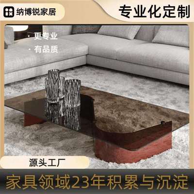 Bender茶几意式极简轻奢客厅圆几方几