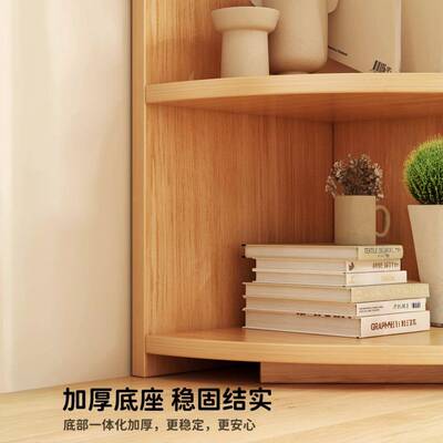 转角置物架墙书角书架角收纳柜客厅拐角转三角柜角柜桌旁边边YMU