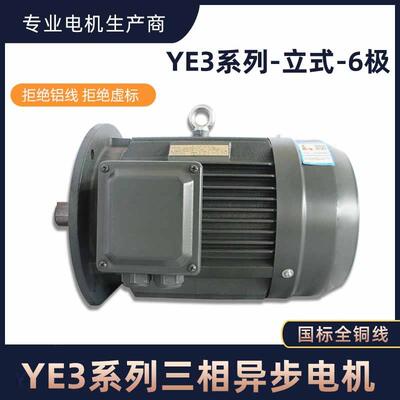 380V电立式w6极5.机5k国标全铜11wkw三相异步电机7FIX.5k电机