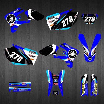 越野摩托贴纸 适配YAMAHA雅马哈 03-04 WRF250 450 贴膜 贴花RK