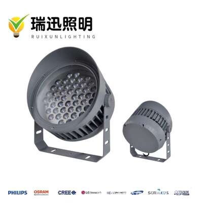 12W18W24W36W48W54W户外防水LED投光灯 大功率圆形银河防眩投射灯