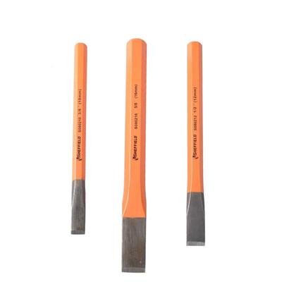 钢盾S080001- S080004 硬度3/5/6件套石工凿样冲冲钎头钻孔