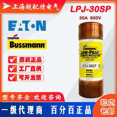 LPJ-30SP 延时保险丝 600V 30A 巴斯曼BUSSMANN熔断器