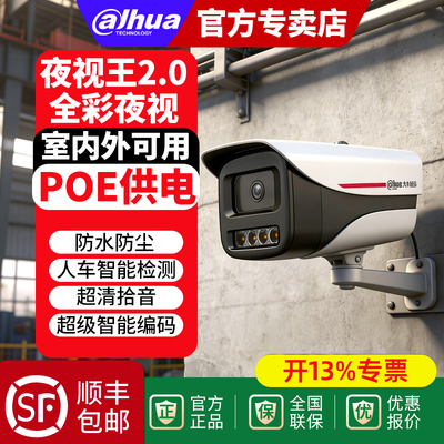 大华夜视王2.0POE防水摄像头