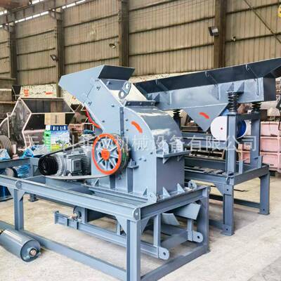 天津菲达PC6破00*400凝锤式碎机建UGF筑科水泥混土块粉碎机锤片式