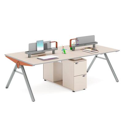 脑屏风办桌46/人位办公家具财务职员公电桌SJYP-JSP卡座员工位桌