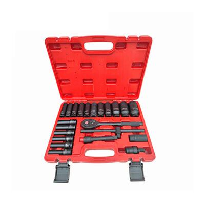1套/2寸23件黑色磷化套筒扳车手UXA装汽维修工具套筒套扳手配套