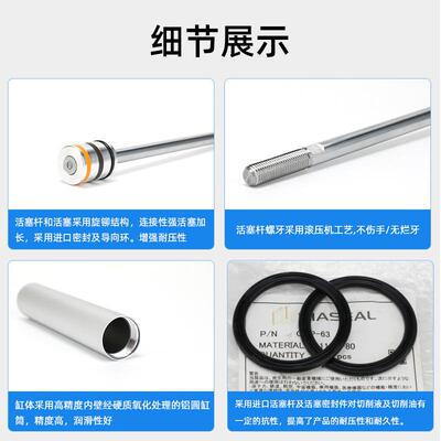 SM气缸尺寸CG1C0BN/CD1BNG缸径2/25/32/40680/50/63铝合金迷你轻