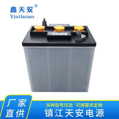厂价直供优质6V观光车用铅酸蓄电池水电瓶一组48V3DG210价优