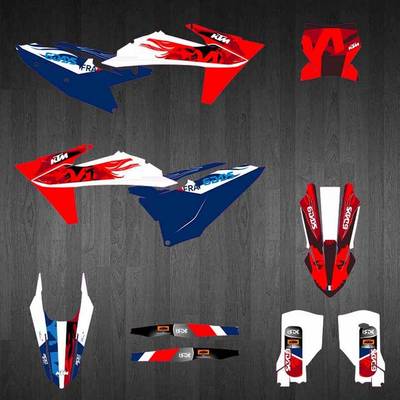 越野摩托贴纸适用于KTM 克维斯K23 23-25SXF 24-26EXC 贴花贴膜RK