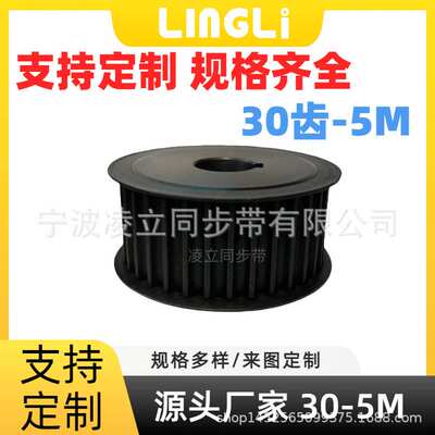 同步轮 5M30齿-30齿5M 同步带轮 同步带碳钢