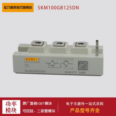 两单元(2U)/1200V IGBT模块SKM100GB125D SKM100GB128D功率模块