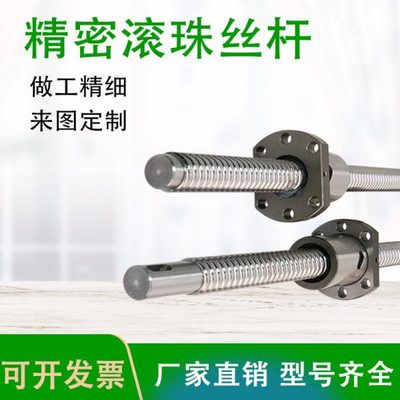 加工滚珠丝杆SFU 1204 1610 2005 2505 4010 SFI精密丝杠螺母