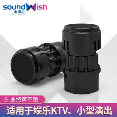 山德世新款网红直播娱乐话筒咪芯家庭户外娱乐可移动音响话筒咪芯