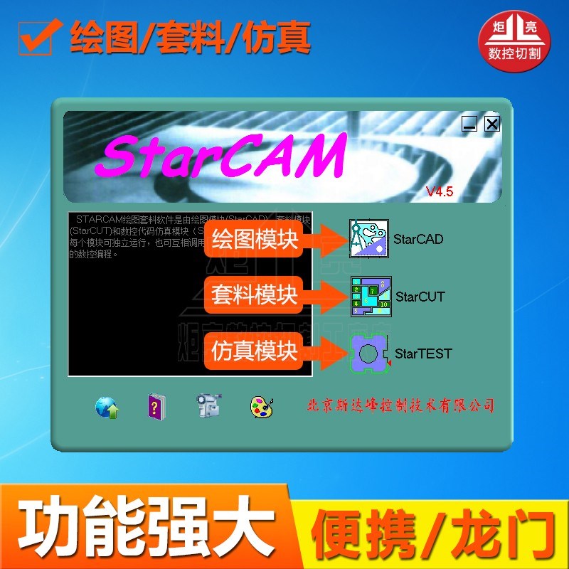 fastcam套料软件加密狗全自动数控切割机软件G代码配件斯达峰智格