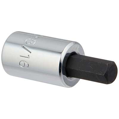 3/8方头 10MM系列公制短内六角旋具套筒 10mm J4990-10MST