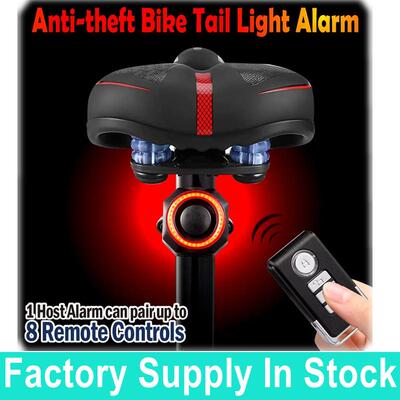 Rechargeable USB Powered Bicycle Alarm with Vibration Sensor