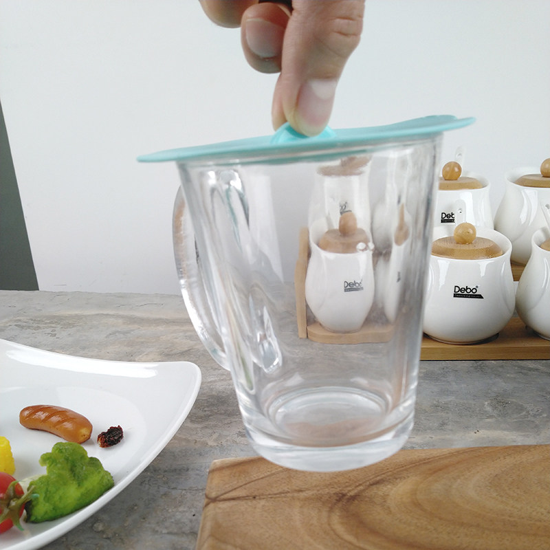 食品级硅胶密封碗盖5件套 多功能密封保鲜膜家用微波炉烤箱锅盖