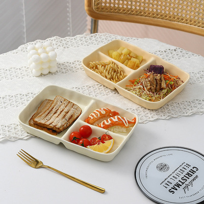 10英寸陶瓷儿童分餐盘