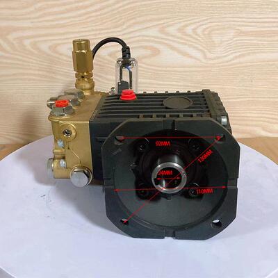 美械MP1812高压泵头24轴110法兰清洗机机头总成配件铜块商用工业