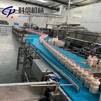 成套玻璃瓶装牛奶生产设备 牛奶加工设备厂 乳品饮料生产设备