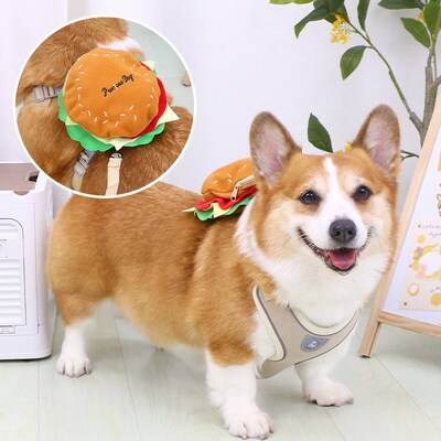 宠狗狗物胸背带背心式牵引绳自背包外出遛狗绳柯基泰犬小型迪狗链