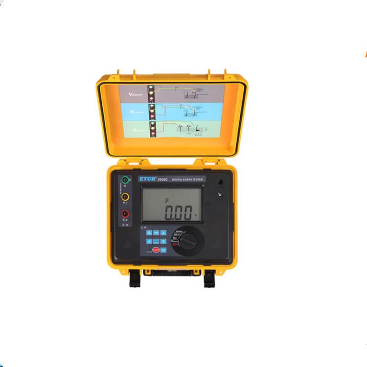ETCR3000C防水型数字式接地电阻测试仪地桩式电阻测量仪