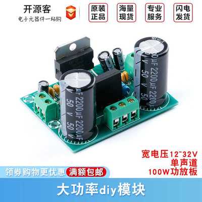 HIFI发烧级TDA7293单声道100W功放板大功率diy模块宽电压双12~32V