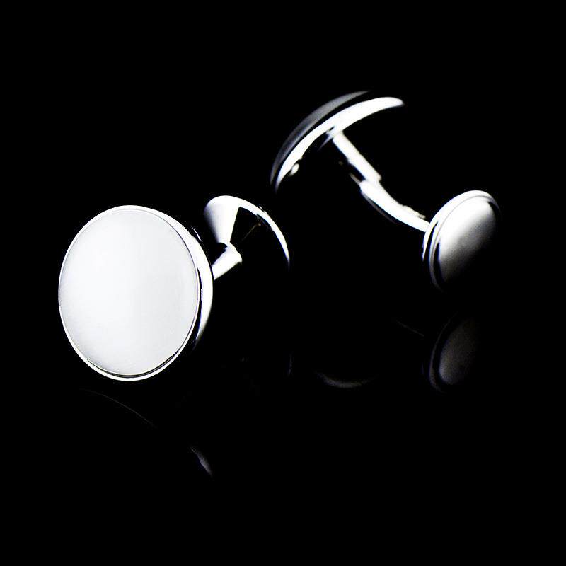 英博ixiukou白色猫眼石袖扣袖钉半宝石法式扣831cufflinks/910024