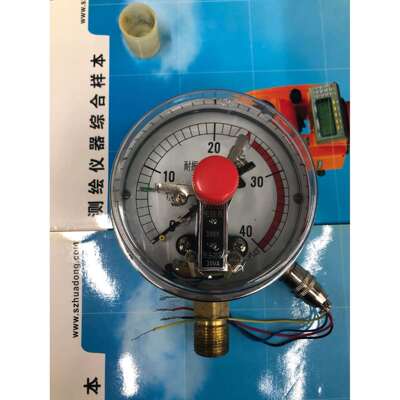 YNXC100电接点耐震真空表 -0.1-0MPA 30VA 380V杭州东亚