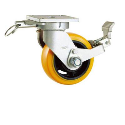 可控制万向定向带刹车Yodono世殿900kg脚轮TDUJ150ST-TL