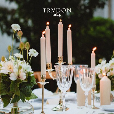 Trudon楚敦锥形蜡烛MADELEINE玛德琳6支装浪漫西式烛光晚餐摆件