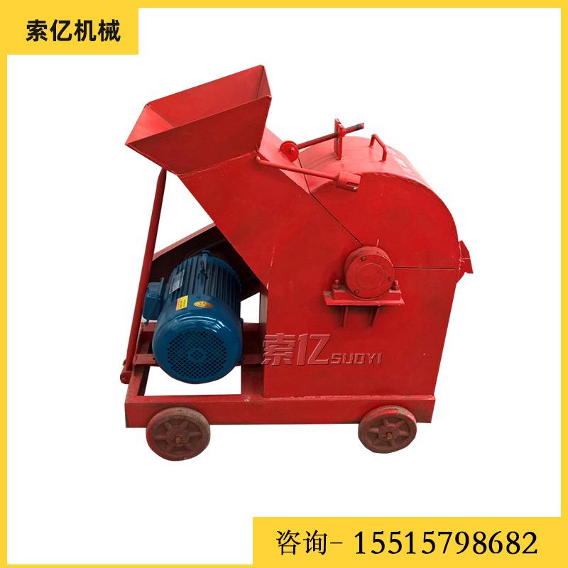 工地移动型建筑垃圾破碎机 砖头水泥块破碎机 酒瓶玻璃锤式破碎机