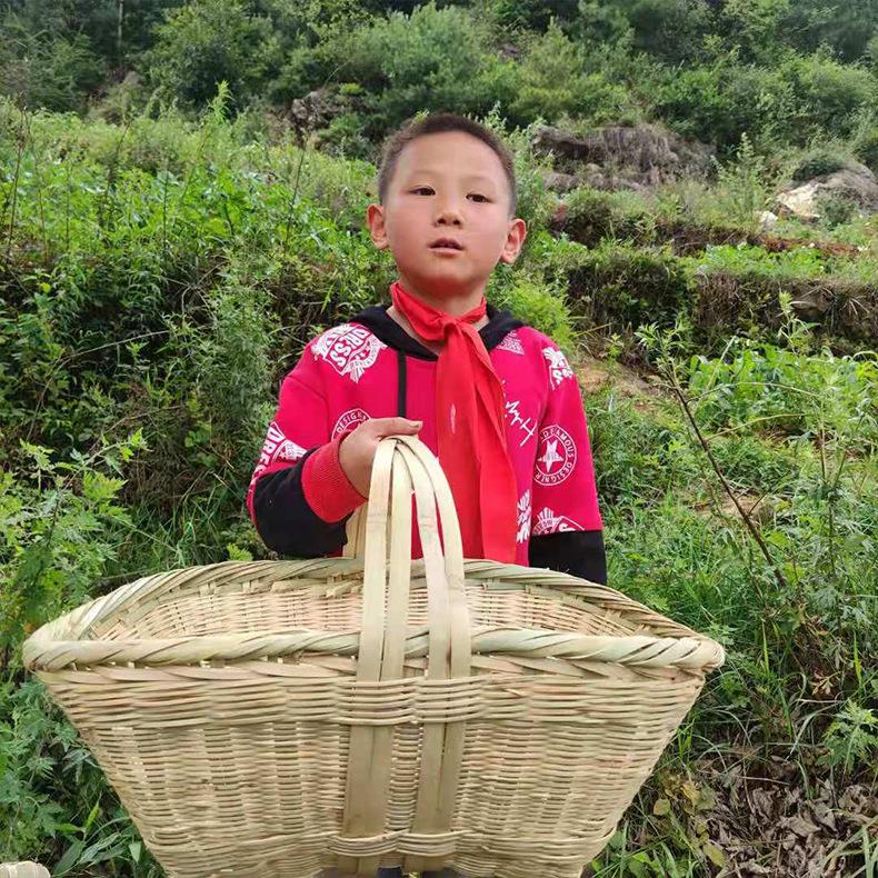 贵州产地水果蔬菜采收竹篮收纳筐竹编提篮竹制品牢固结实
