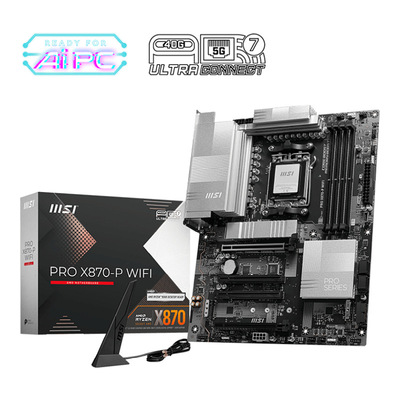 MSI PRO X870-P WIFI 主板支持CPU 9900X/9950X/9800X3D