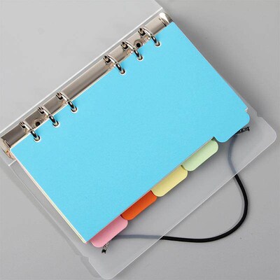 20 Pages A4 Colorful Index Page Classified Lables Plastic Ta