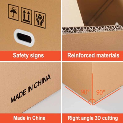 5pcs Moving cardboard boxes carton paper box Packing box