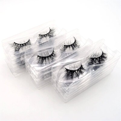 Visofree 30/60/100 Pairs Mink Lashes No Box 3D Mink Eyelashe