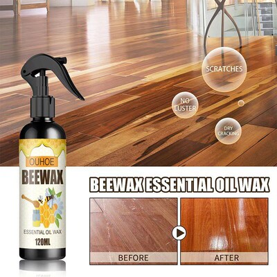 30/60ML Wood Floor Cleaner Polish Oil Floor Care Wax Cleanin