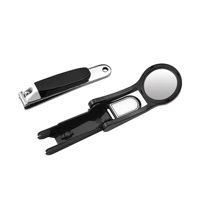 1Pc Nail Clipper with Magnifying Glass for The Elderly Pract
