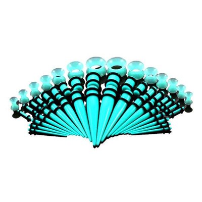 50pcs/set Safe And Convenient Ear Gauges Expander Set