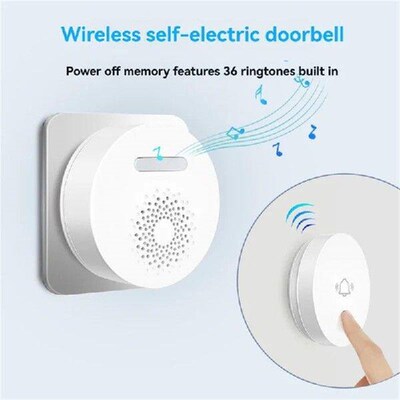 【NEW】Smart Wireless Doorbell Self-Powered Doorbell