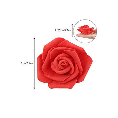 10/20/30Pcs Artificial PE Foam Rose 7cm Flowers Bridal Bouqu