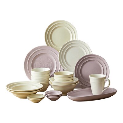 18-piece set of bowls and plates set of ceramic bowls and pl