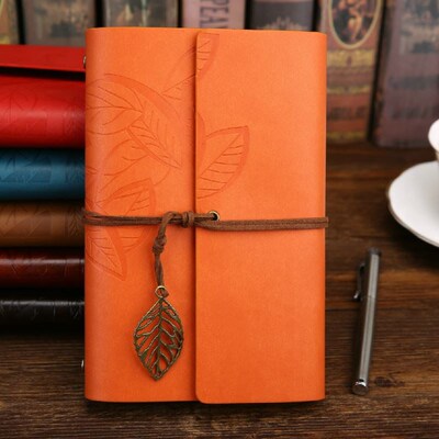 Retro Diary Notepad PU Leather Notebook Note Book Stationery