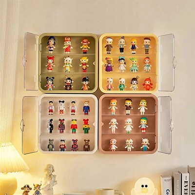 Wall Mounted Doll Blind Box Storage Display Rack Magnetic