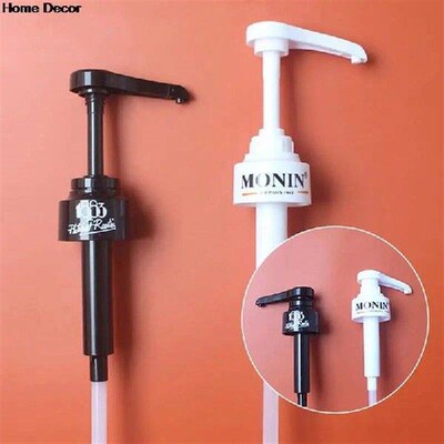 2024  New 1pc hot Coffee 1 Liter Dispenser Syrup Pump Black