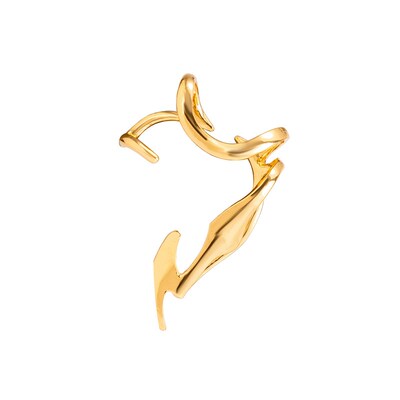 Dark Style Futuristic Elf Earring Retro Creative Irregular O