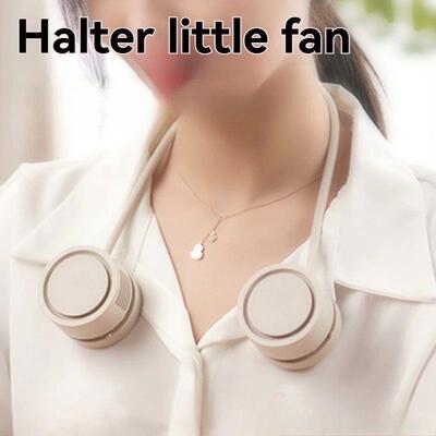 New storage hanging neck fan Outdoor leafless lazy person us