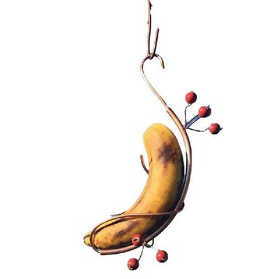 2 Piece Outdoor Hanging Butterfly Feeder As Shown Metal For